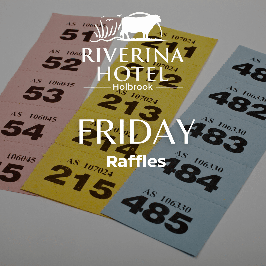 What's On | Riverina Hotel Holbrook | Holbrook Pub & Restaurant