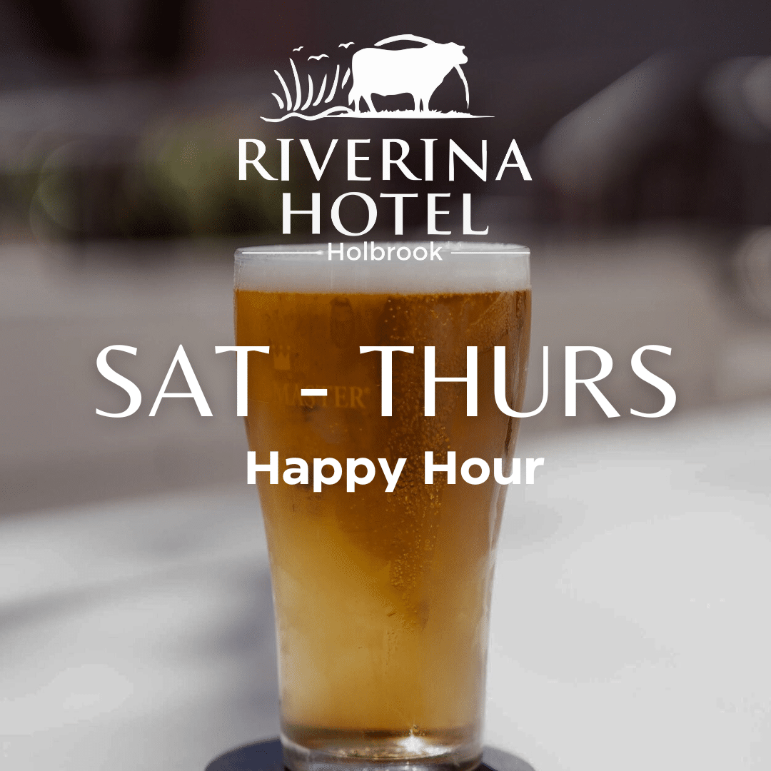 What's On | Riverina Hotel Holbrook | Holbrook Pub & Restaurant